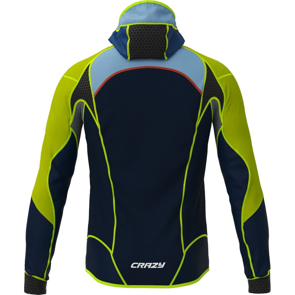 Crazy Jacket Avenger Man soft shell zipped hooded jacket