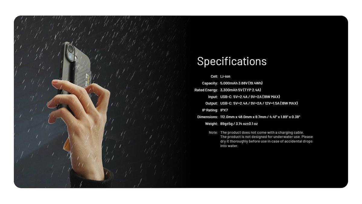 Nitecore NB Air 5000 Lightweight Power Bank