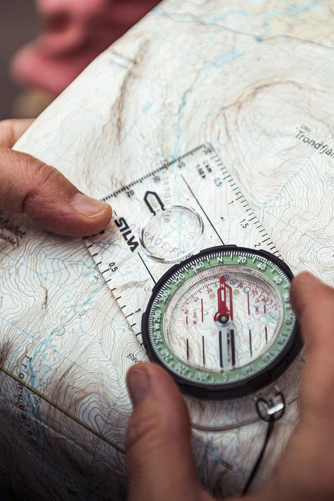 Hiking map compass Silva Compass Ranger