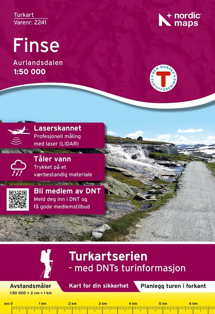 Finse - 1:50 000 hiking map Turkart No. 2241