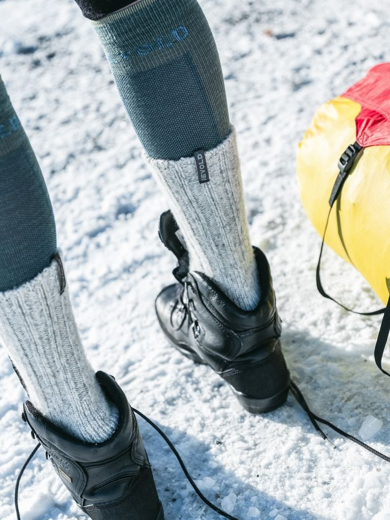 Thick, extra warm socks in pure new wool from Devold Nansen Wool Sock