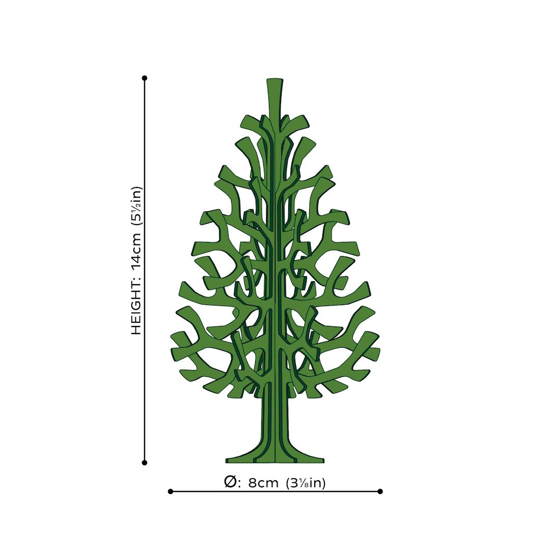 Lovi Spruce Tree - Decorative wooden tree made in Finland