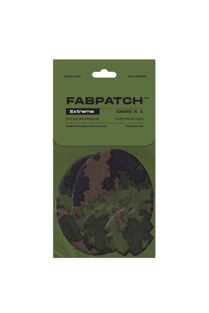 Resistant and waterproof fabric repair patches FabPatch Extreme Camo