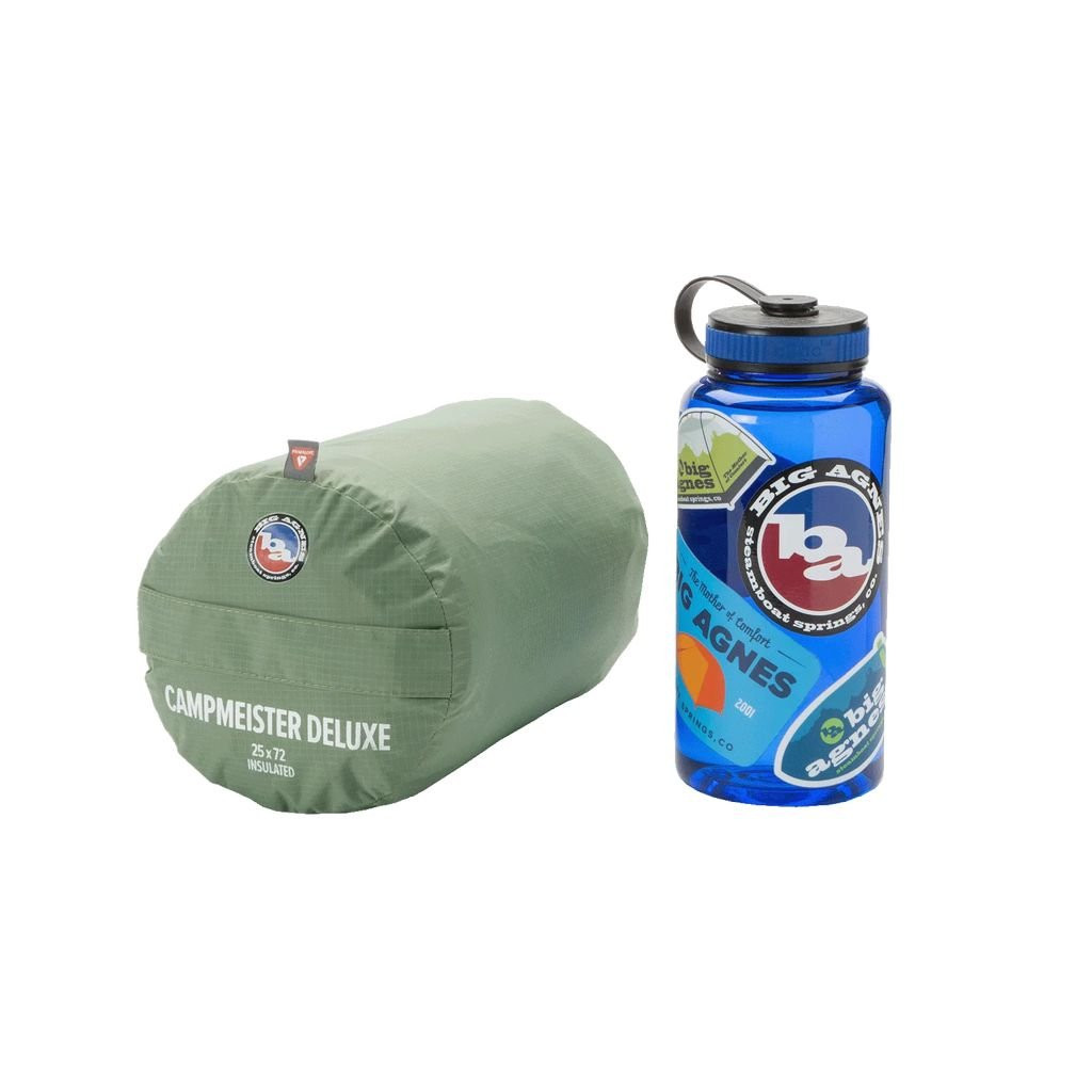 Large comfortable inflatable camping mattress Big Agnes Campmeister Deluxe Insulated