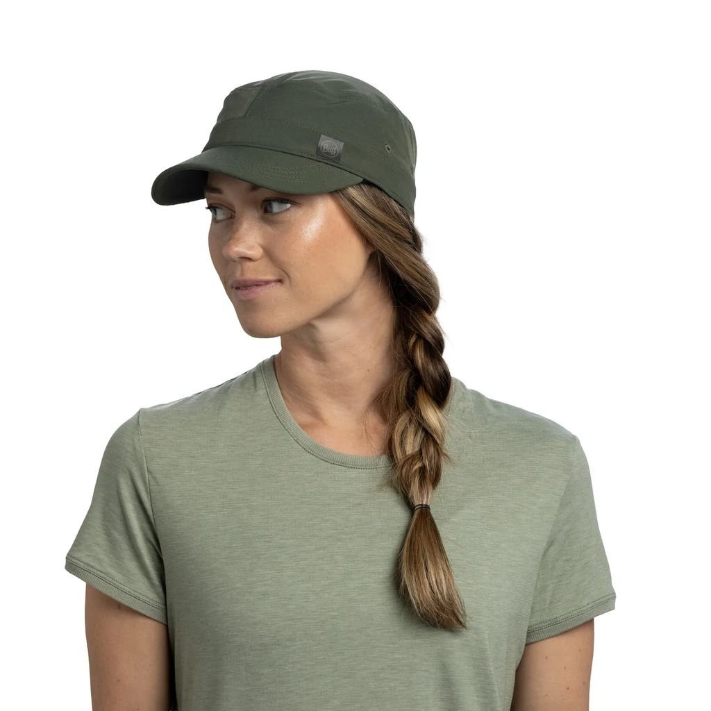 Military-style cap with UPF 50 Buff Military Cap