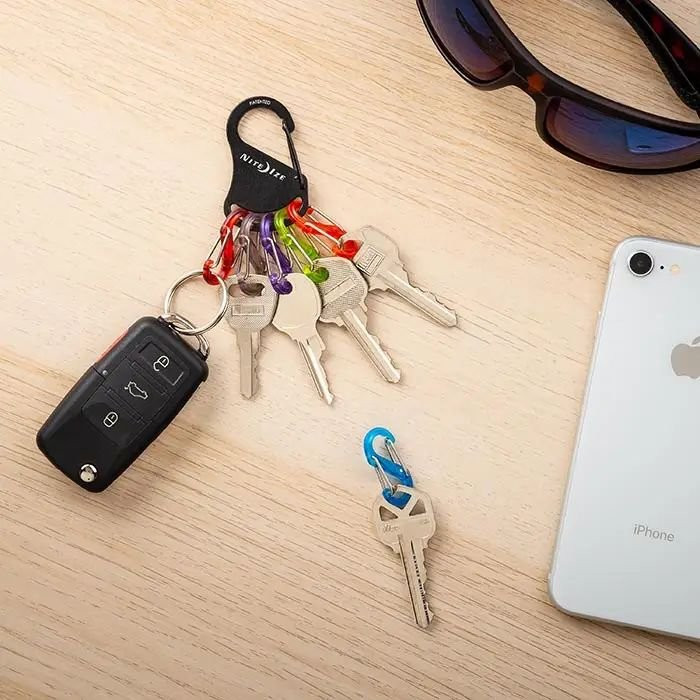 Key ring with carabiner clip Nite Ize KeyRack S-Biner