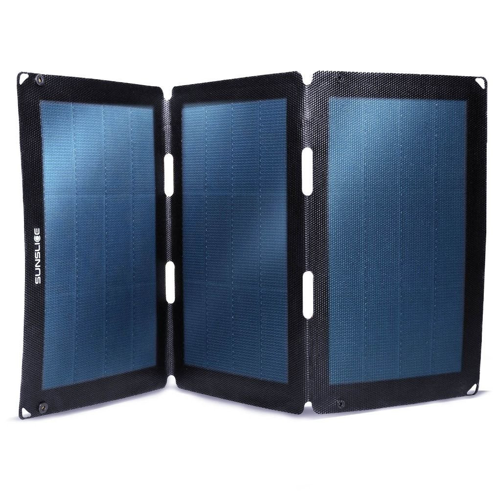 Lightweight, flexible solar panel for travel and hiking Sunslice Fusion FLEX 24