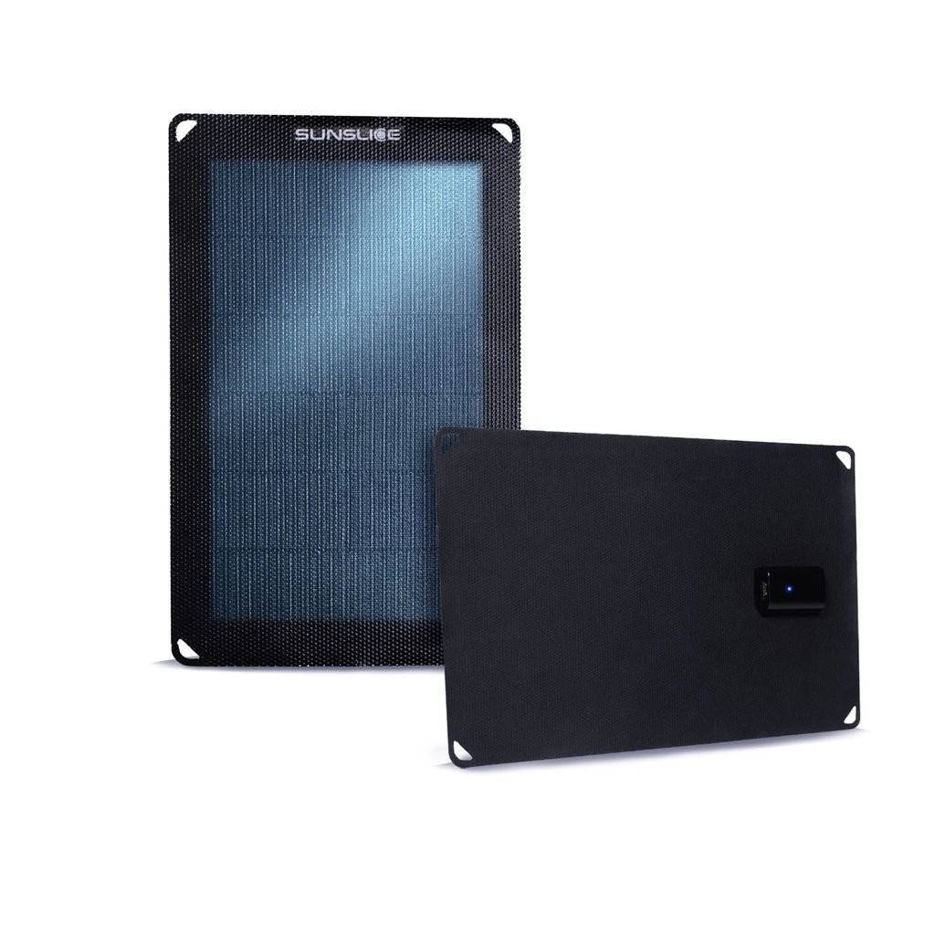 Lightweight, flexible solar panel for travel and hiking Sunslice Fusion ...