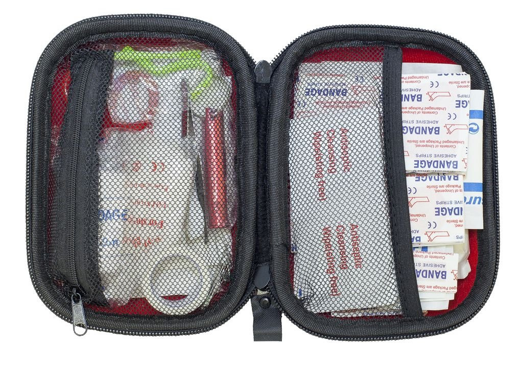 Compact, semi-rigid first aid kit Pharmavoyage Travel First Aid Kit