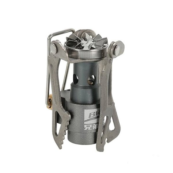BRS 3000T gas stove: minimalist, ultra-light titanium burner