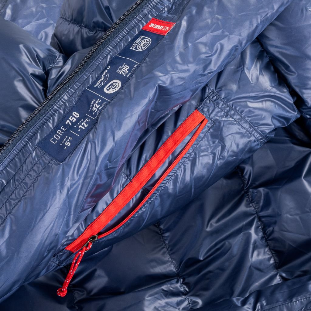 Sleeping bag -5°C Pajak Core 750: Designed for winter activities, but can also be used as all ...