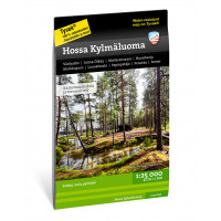 Hossa Kylmäluoma 1:25.000 - National Park Finland - Outdoor and Hiking maps