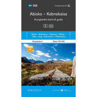Map & Guide Kungsleden n°1 : Abisko – Kebnekaise - Nikkaluokta