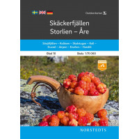 Skäckerfjällen – Storlien - Åre 1:75 000 - OutdoorKartan - Outdoor Maps.