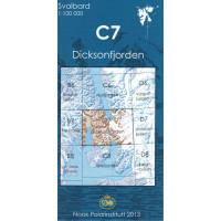 C7 Dicksonfjorden - Topographic map of Svalbard in scale 1:100.000 ...
