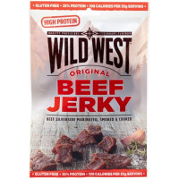 Lightly seasoned Wild West Beef Jerky Original 60 g